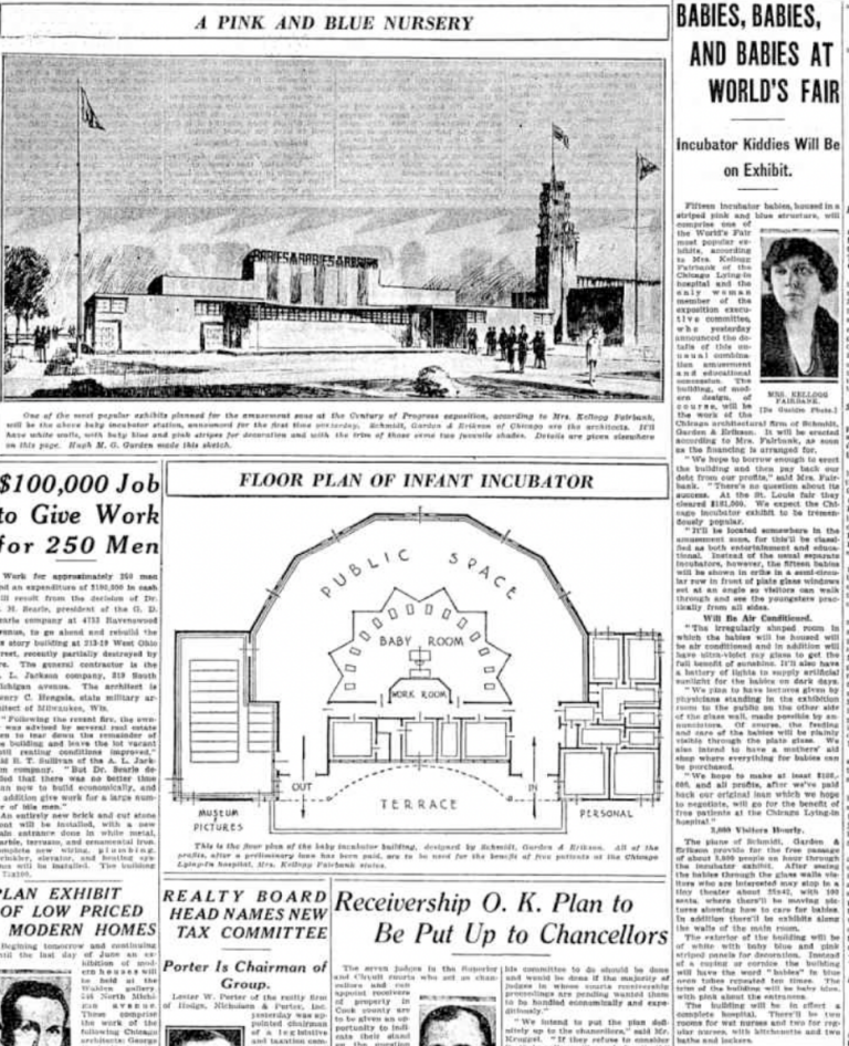 Century of Progress International Exposition, 1933-34 – Neonatology on ...